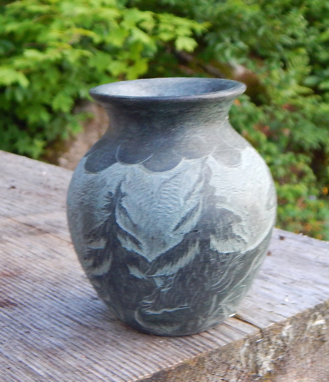 Vase, Soapstone Art Carving, Bowl, Container, Made in Italy,4x3, Signed ...