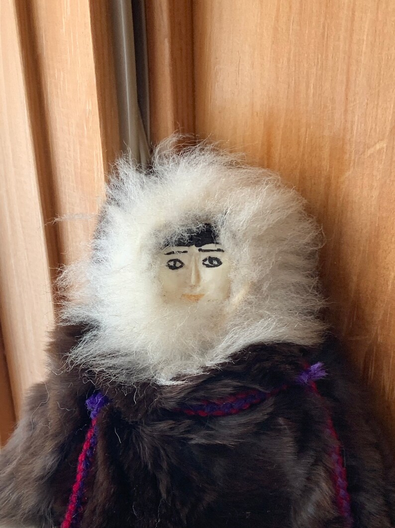 Doll Vintage Inuit Eskimo With Traditional Fur Clothing. - Etsy