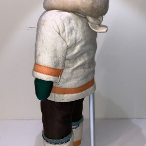 Vintage Inuit Eskimo Art Male DOLL W Soapstone HEAD Traditional ...