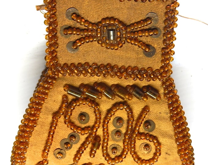 Vintage Mohawk Iroquois /first Nations Beaded Whimsy Purse or Bag ...