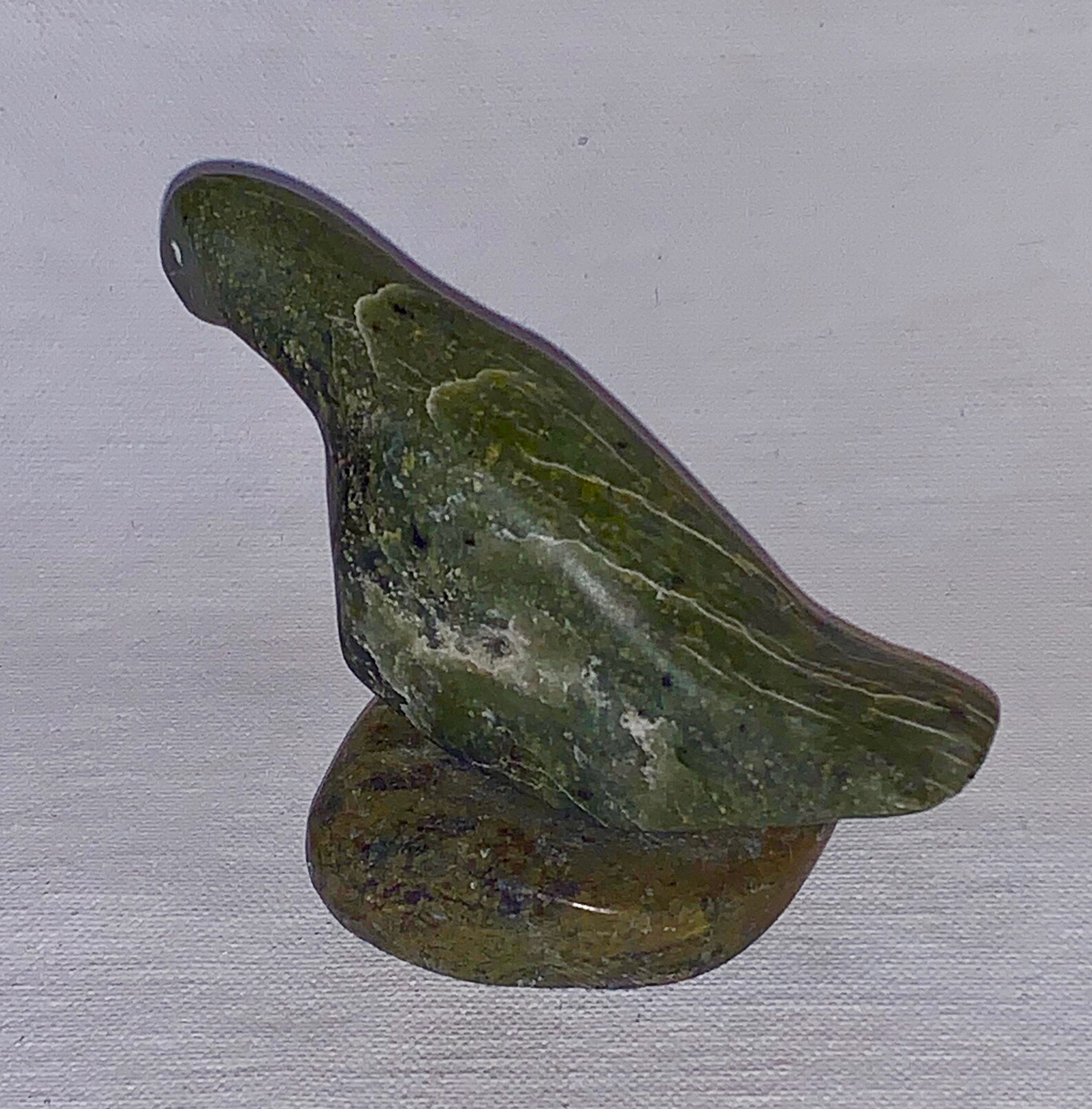 Inuit Serpentine Art Carving, BIRD, Igloo Sticker, 3x4x3, COA, Cape ...