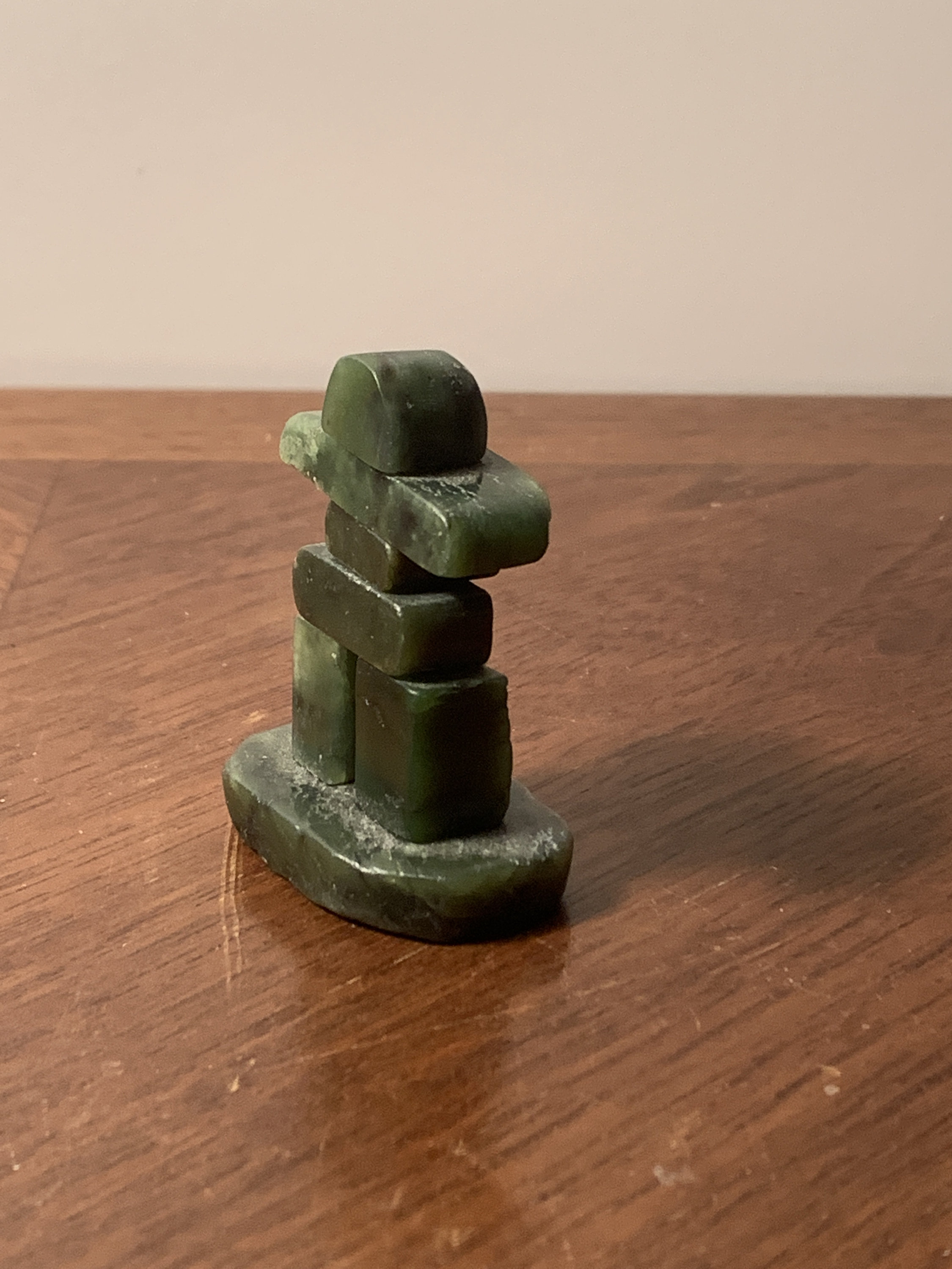 small Art Sculpture 2x1.5x1 Inuit Jade Carving INUKSHUK Art ...