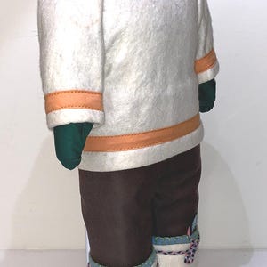 Vintage Inuit Eskimo Art Male DOLL W Soapstone HEAD Traditional ...