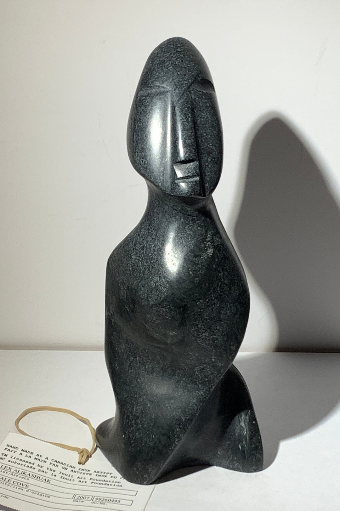 Alex Alikashuak, Inuit Eskimo Art Carving Soapstone, INUK, Signed ...