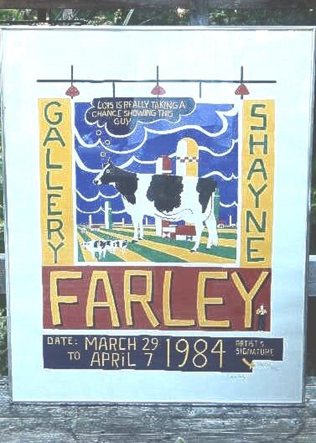 Canadian Artist, Lithograph Numbered Print, Shayne Gallery, 1984, 99/ ...