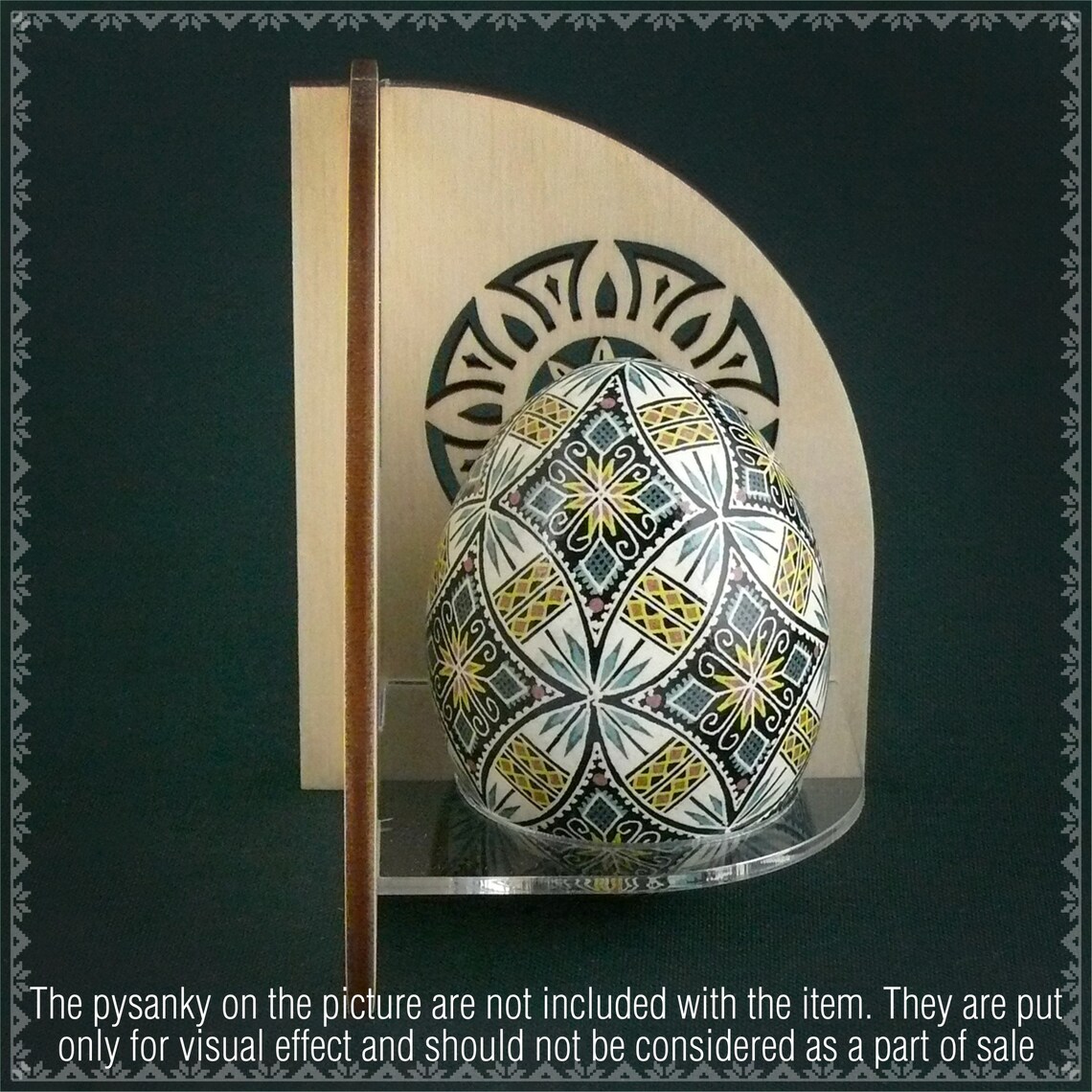 Set of 3 Plywood Display Stand for Chicken Pysanky Easter Eggs | Etsy