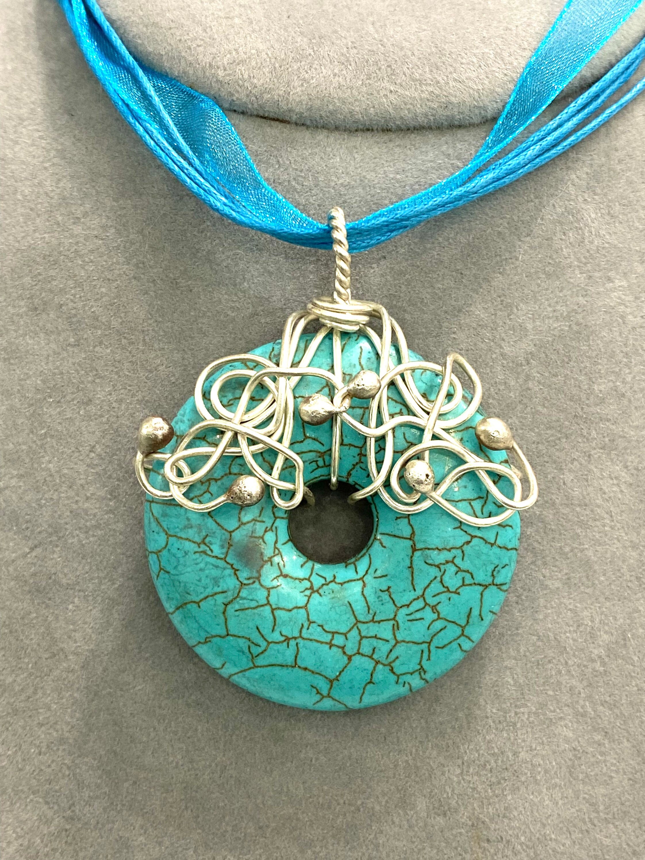 Blue Amulet Necklace
