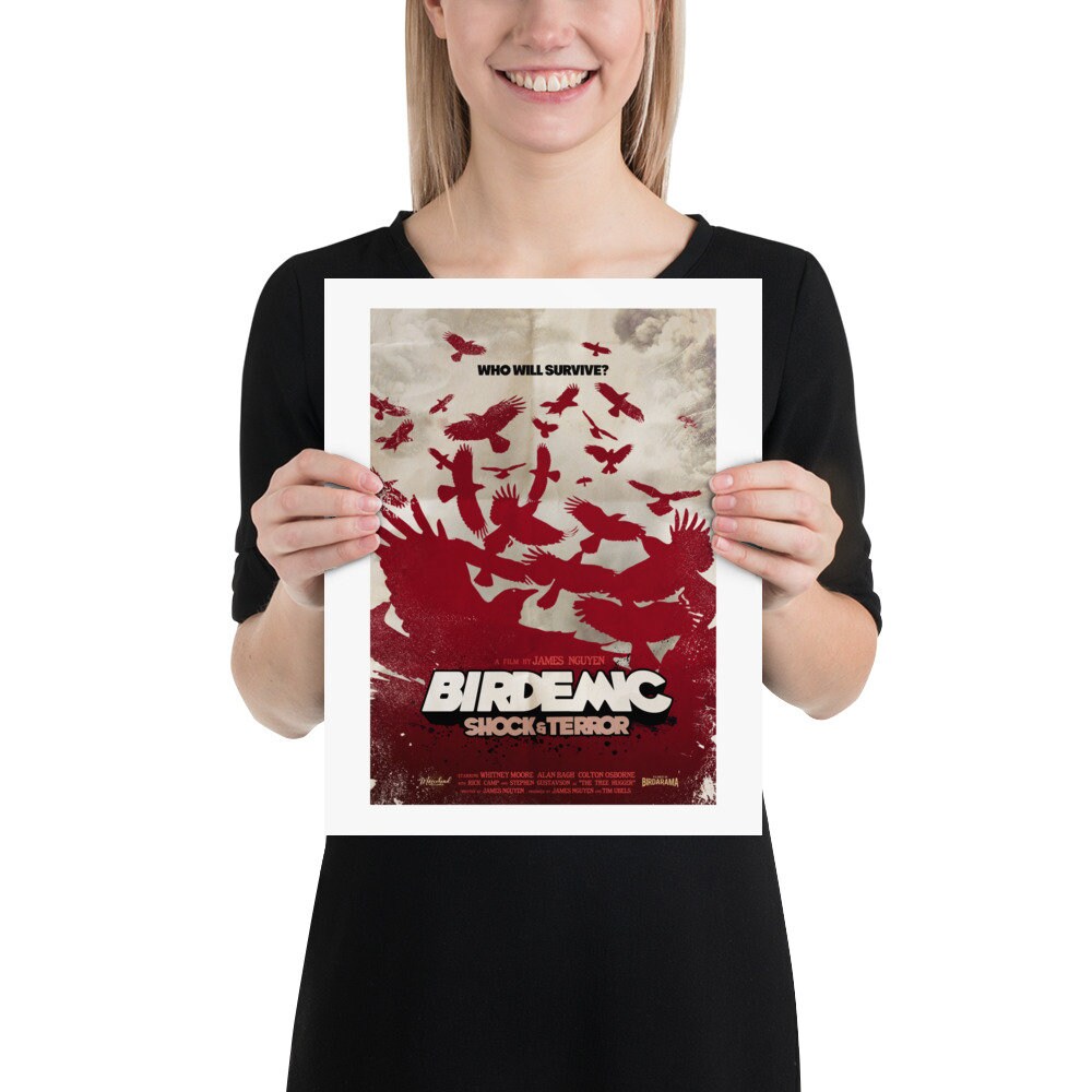 Original Poster Art "birdemic Shock & Terror" by Mr Pilgrim - Etsy