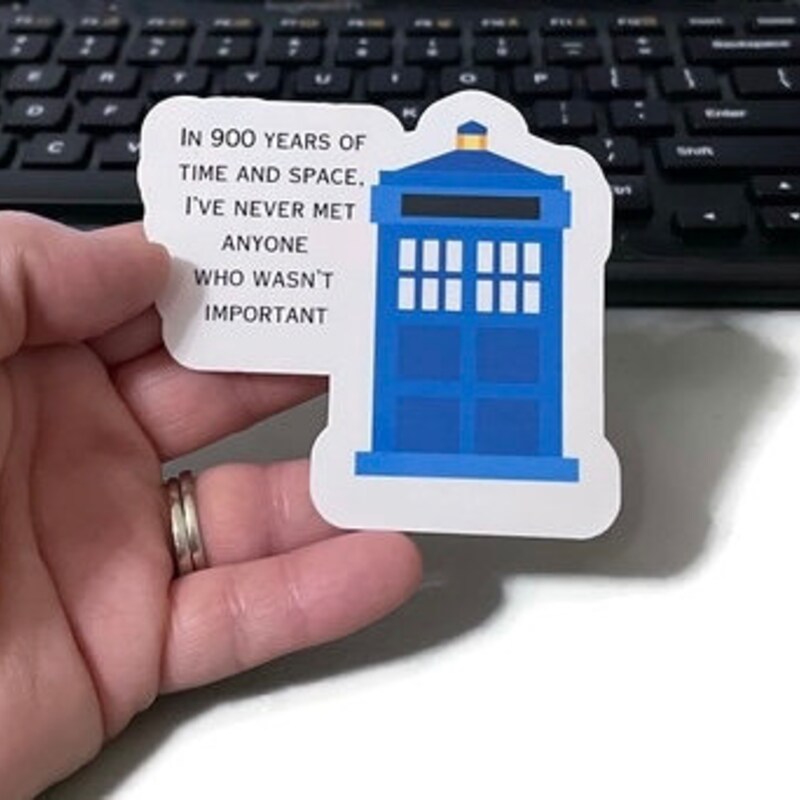 Doctor Who Sticker - Etsy