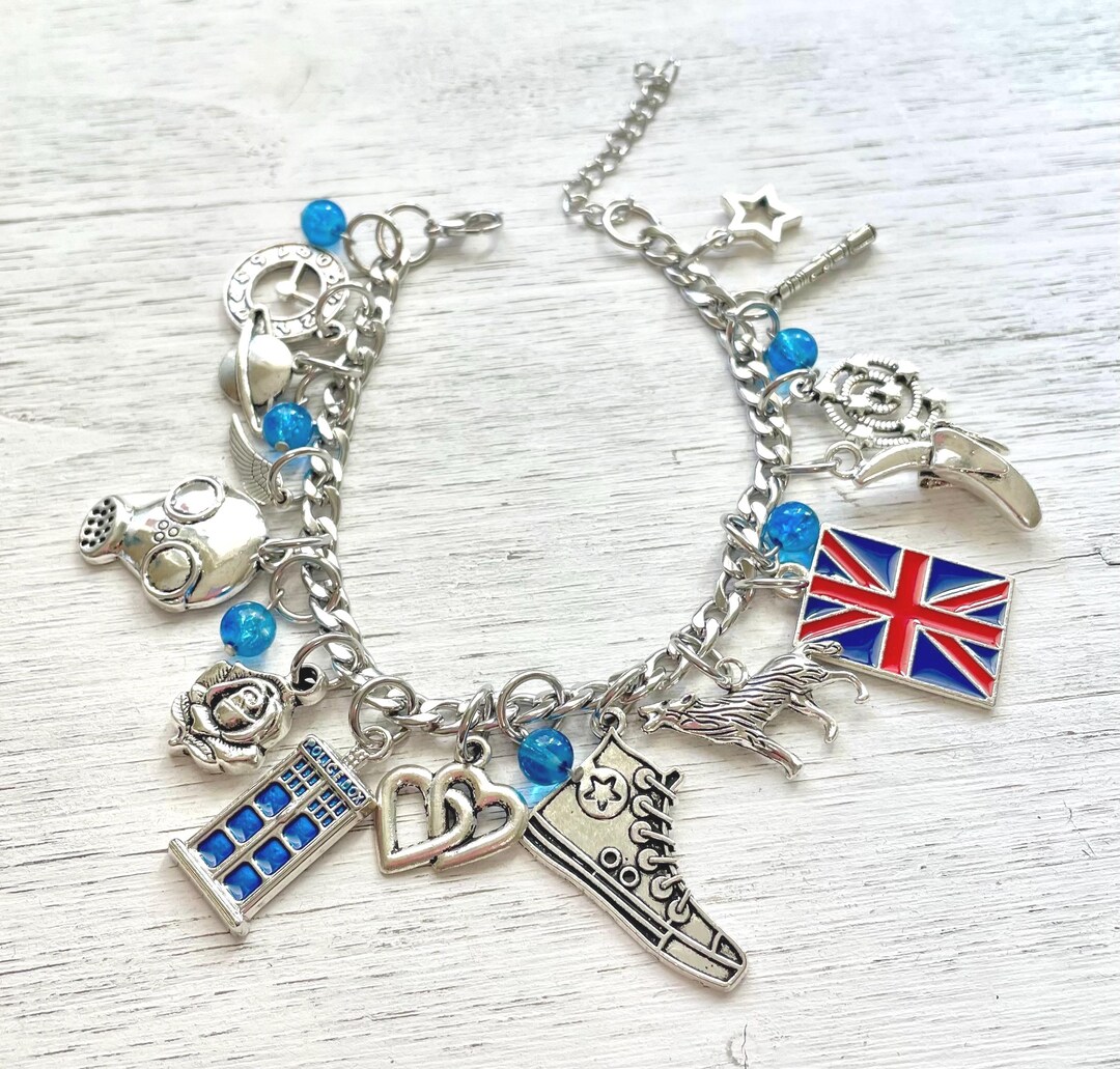 Updated Version Doctor Who Inspired Charm Bracelet: 9th and 10th Era ...