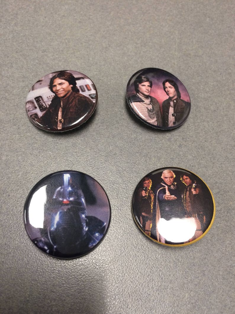 Classic Battlestar Galactica Pins Apollo Starbuck Adama Cylon - Etsy UK