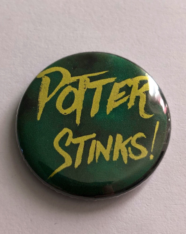 Potter Stinks Pin Magic School Wizard Insult Button Magnet Keychain - Etsy