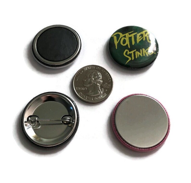 Potter Stinks Pin Magic School Wizard Insult Button Magnet Keychain - Etsy