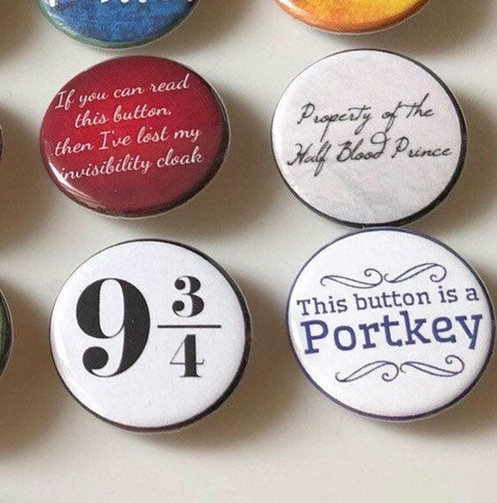 Portkey Pin This Button is a Portkey Train Station Number Ive - Etsy
