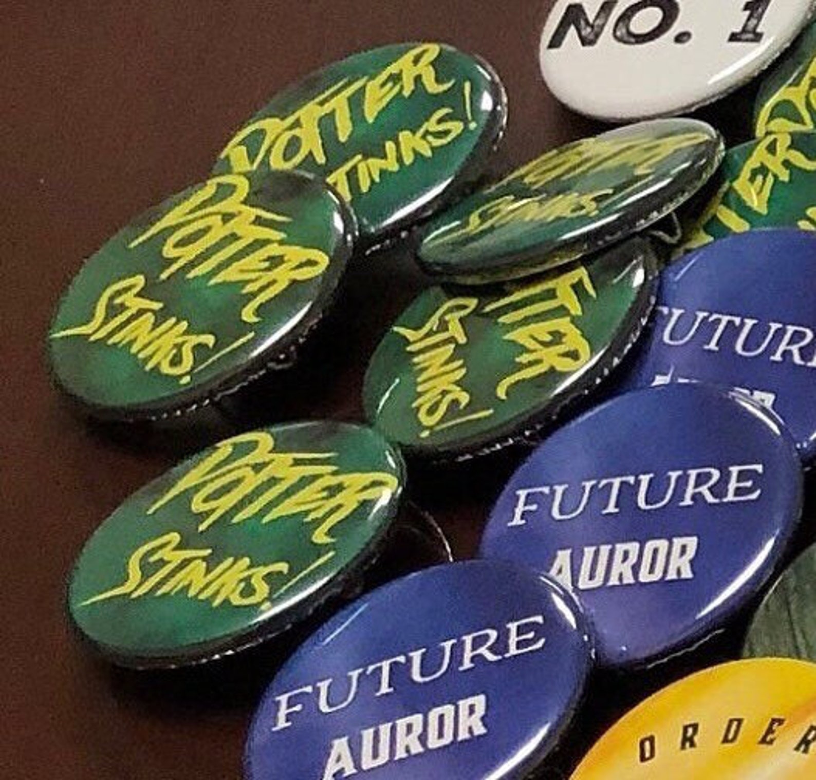 Potter Stinks Pin Magic School Wizard Insult Button Magnet Keychain - Etsy