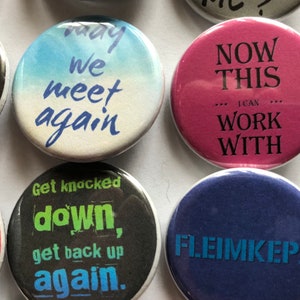 The 100 Quotes Murphy Clarke Trigedasleng Grounder Pinback Buttons ...