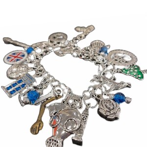 9th Doctor Time Lord Charm Bracelet - Etsy