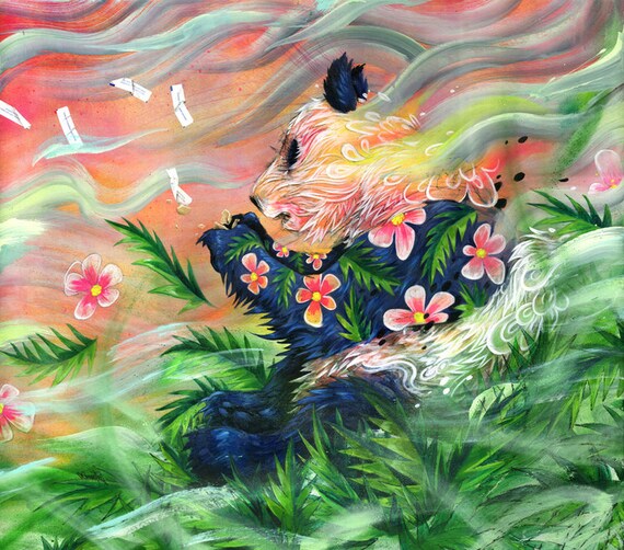 Panda Art Print Wall Art Wall Decor Art Poster - Etsy