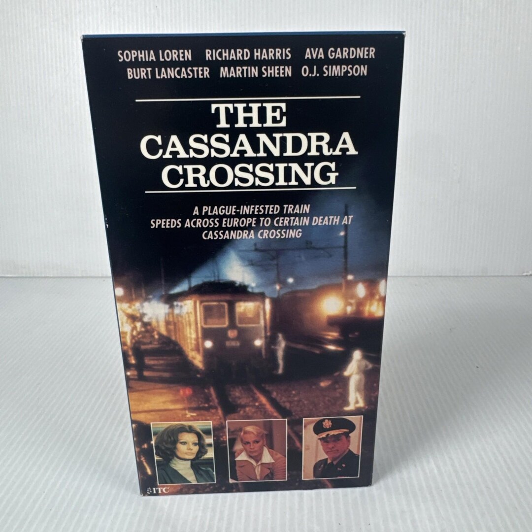 The Cassandra Crossing (VHS, 1999) Sophia Loren Martin Sheen O.J ...