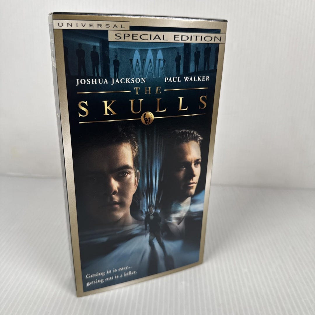 The Skulls (VHS, 2001) Joshua Jackson Paul Walker Psychological ...