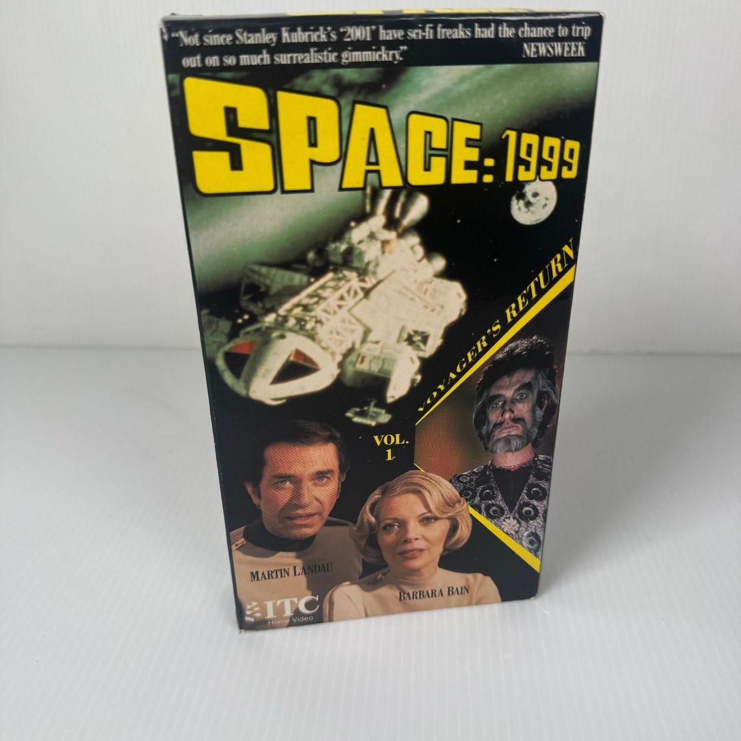 Space 1999 VHS 1990 Sci-fi Voyager's Return ITC Home Video - Etsy
