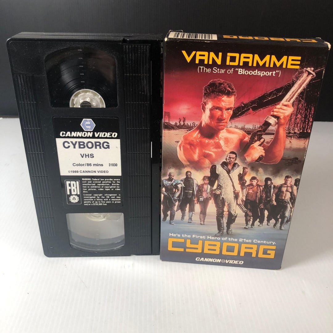 Cyborg VHS 1989 Action Sci-fi Original Release Cannon Video - Etsy