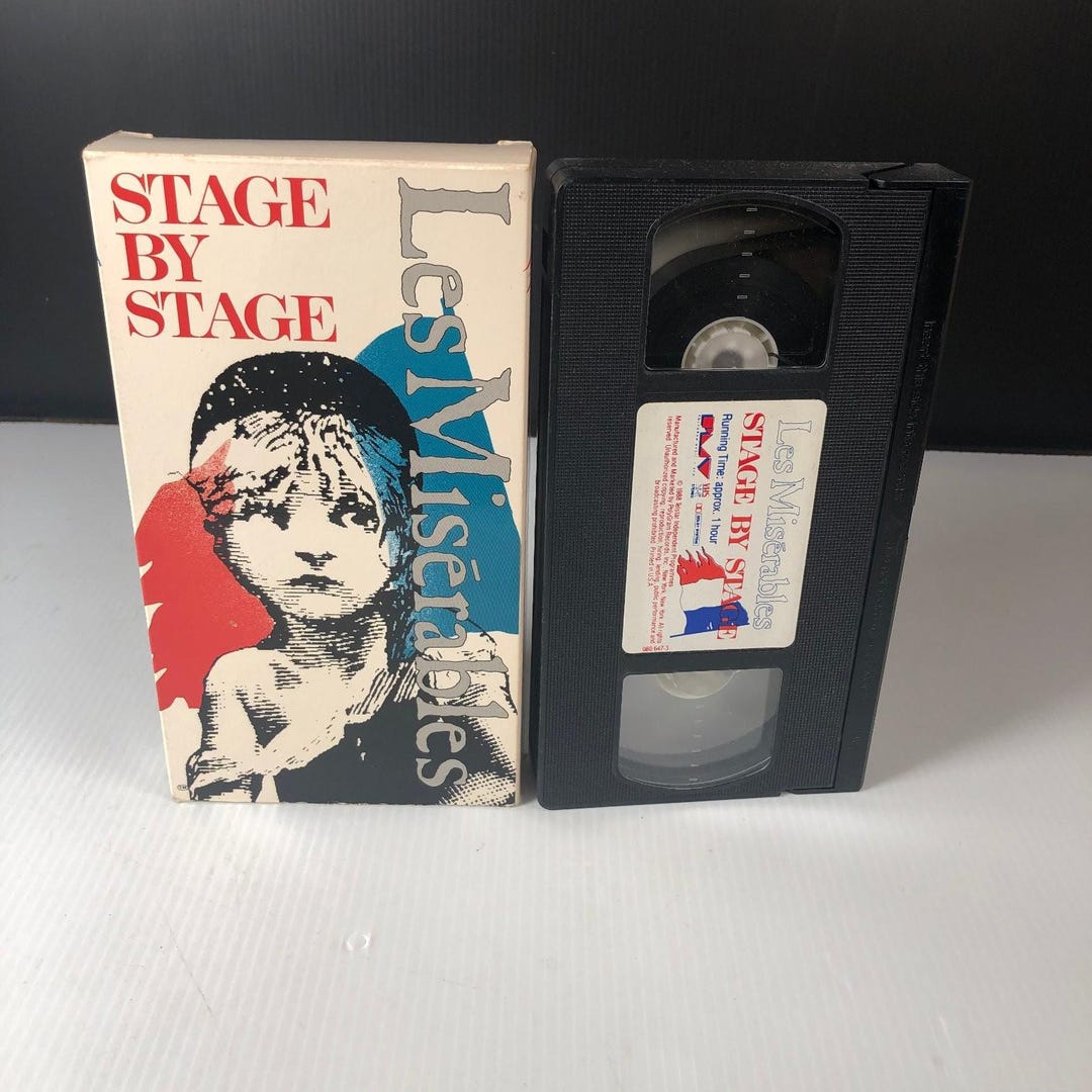 Les Misérables Stage by Stage VHS 1988 Musical Polygram Video - Etsy Canada