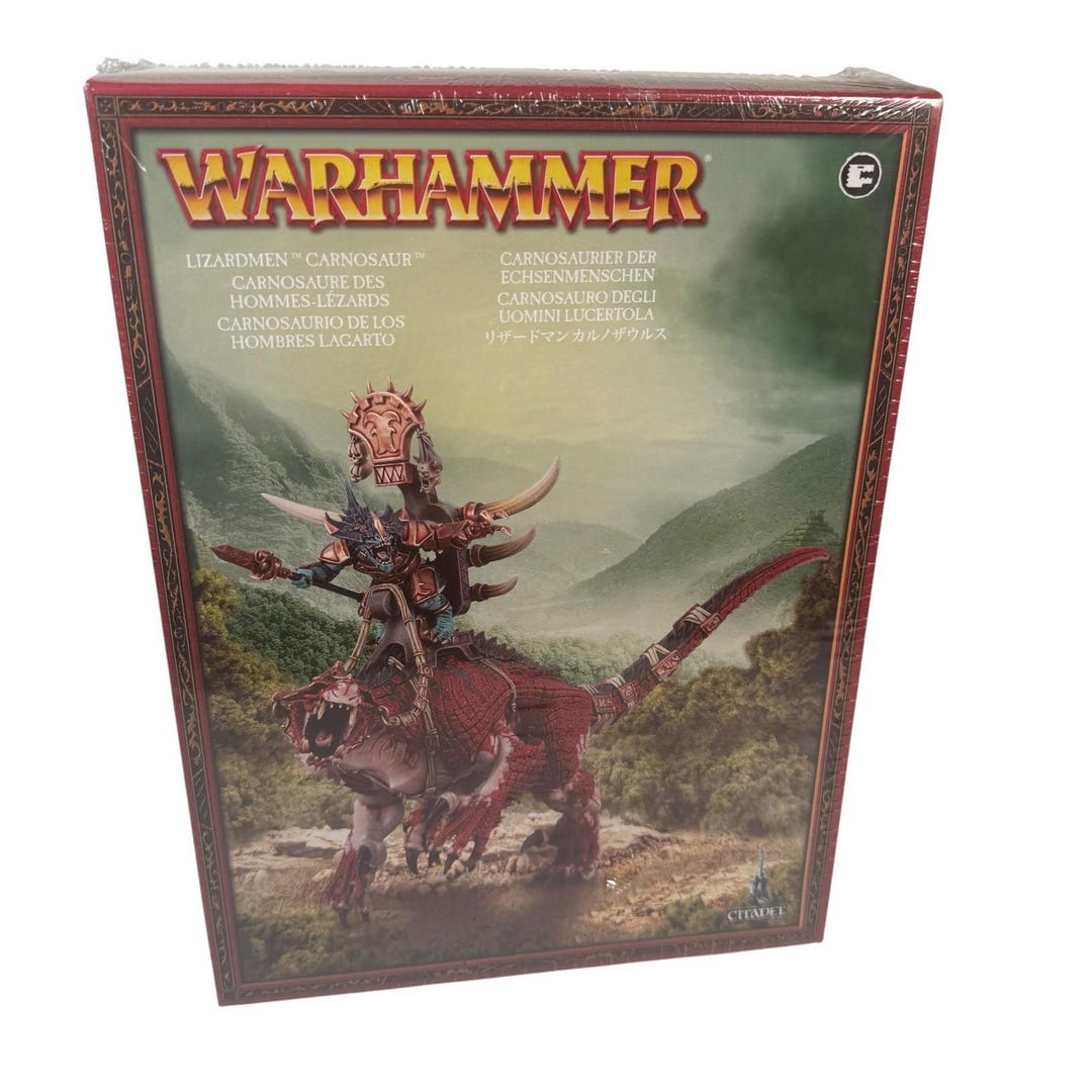 Carnosaur Troglodon NIB Lizardmen Seraphon Warhammer Fantasy the Old ...
