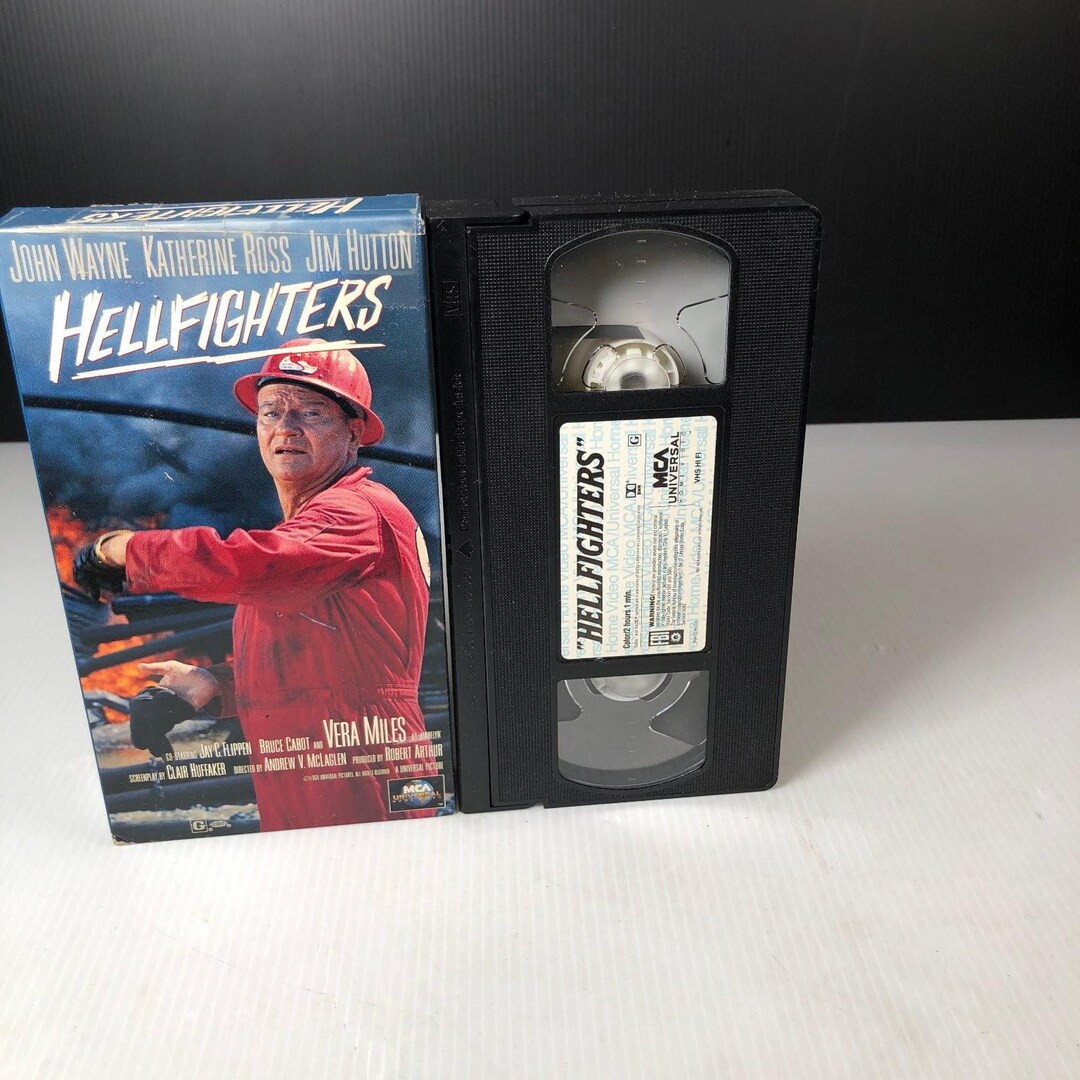 Hellfighters VHS 1968 Action Original Release MCA Universal Home Video ...