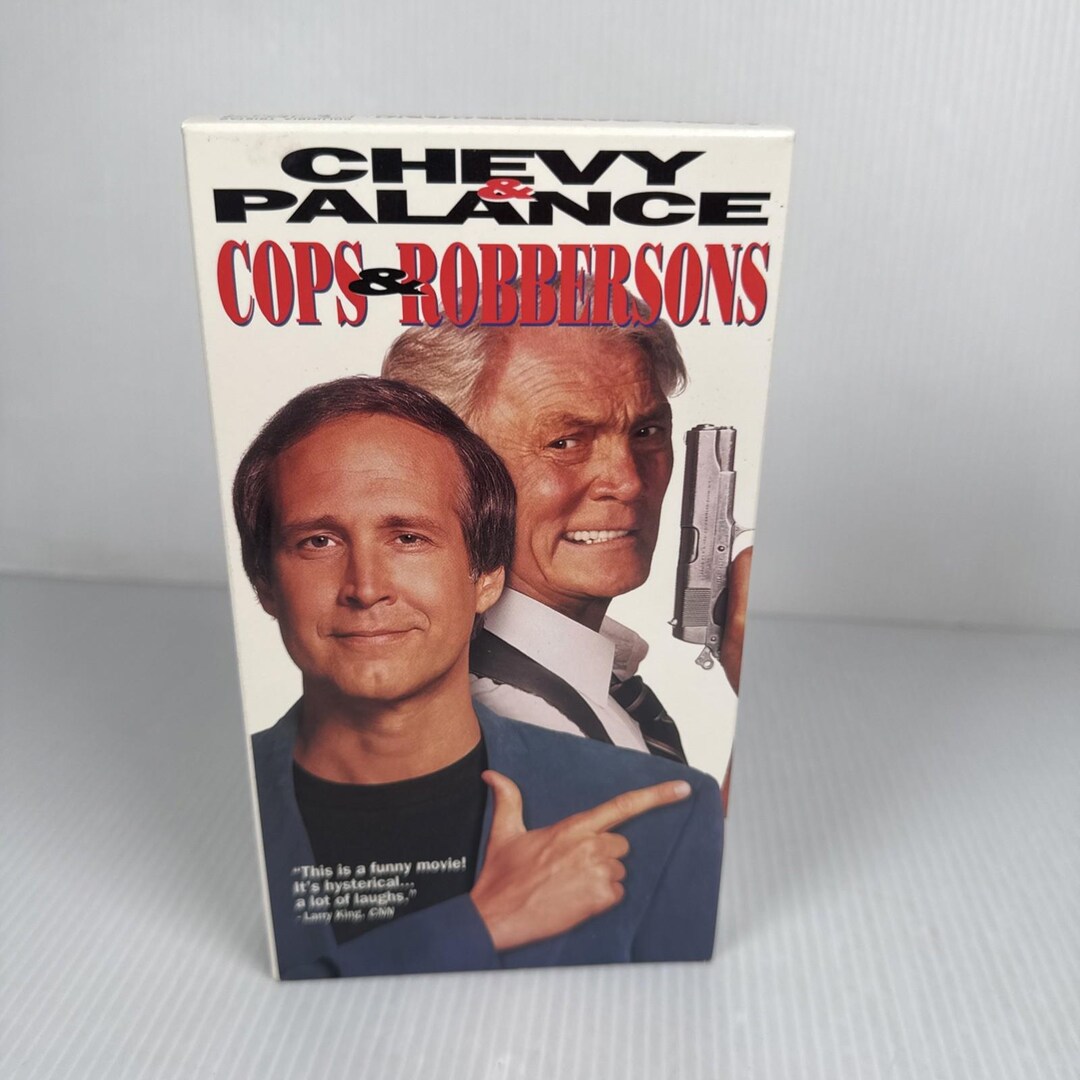 Cops Robbersons (VHS, 1994) 90s Comedy Chevy Chase Jack Palance OOP - Etsy