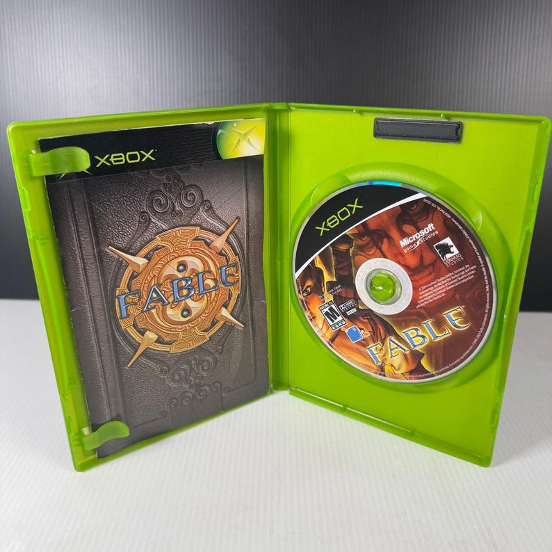 Fable 2004 Original Xbox Video Game RPG Action Adventure Complete CIB ...