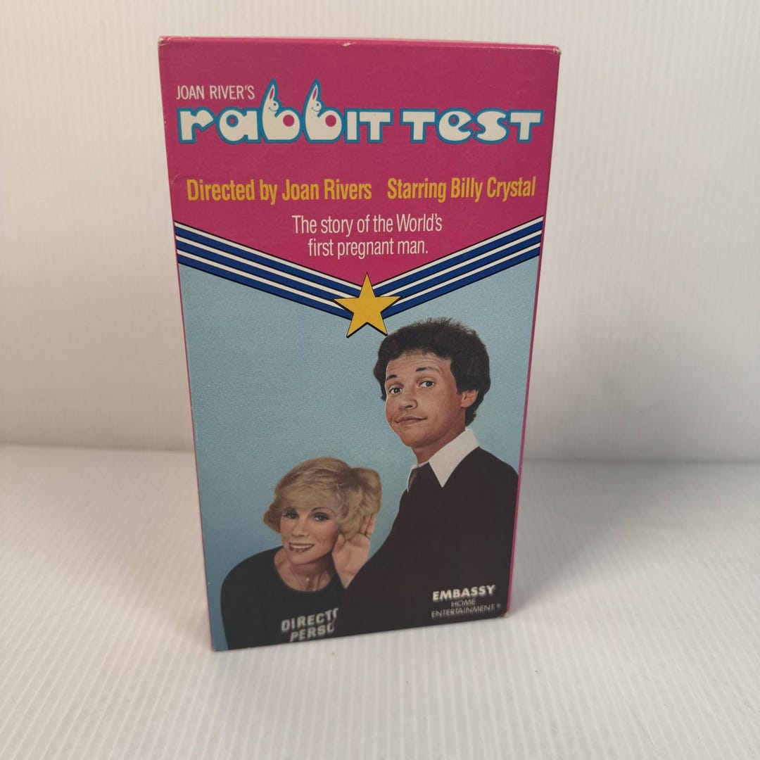 Vintage Rabbit Test VHS Joan Rivers Billy Crystal Comedy 1978 Movie ...