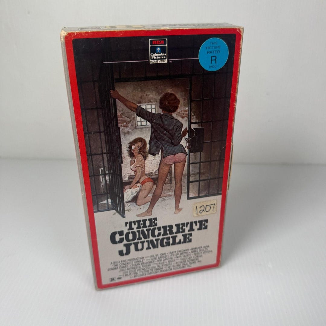 The Concrete Jungle VHS 1982 Rare Cult Women's Prison Drama RCA ...
