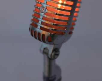 Microphone Lamp - Etsy