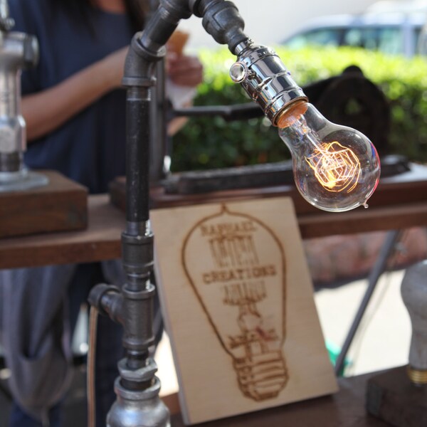 Gas Pipe Lamp - Etsy