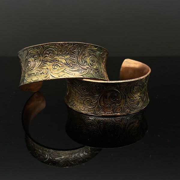 Embossed Bracelet - Etsy