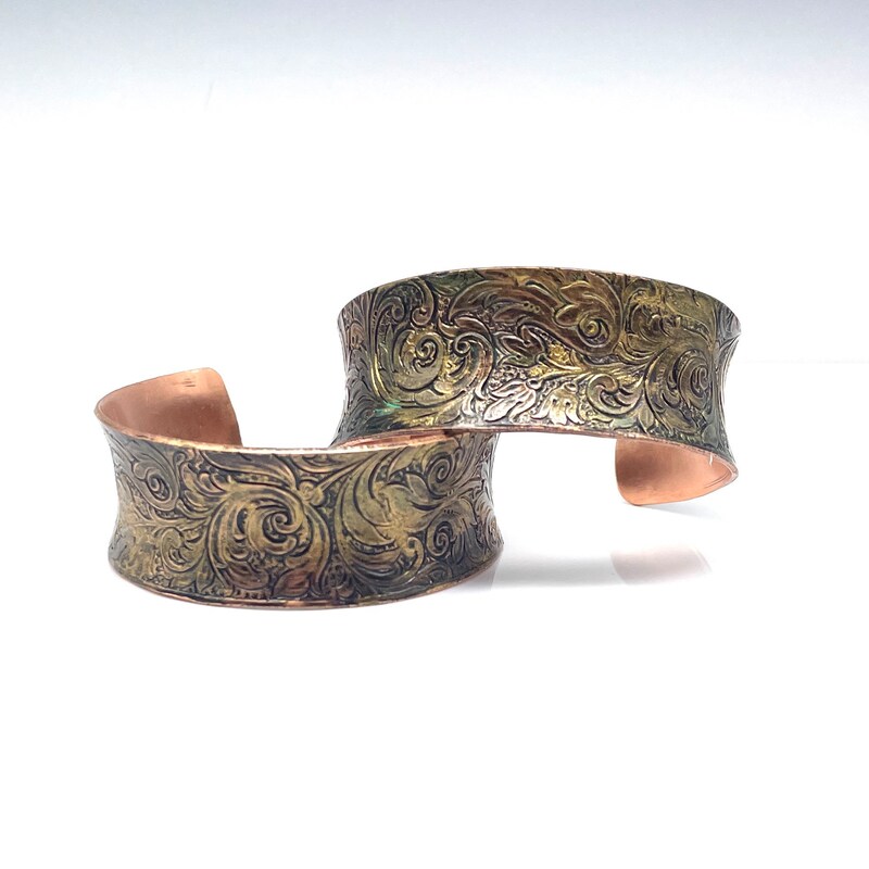 Embossed Bracelet - Etsy