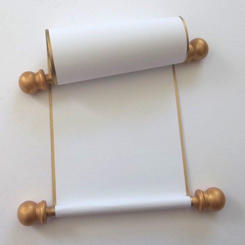 Small Blank Scroll for Handwritten Message Thank You Card - Etsy