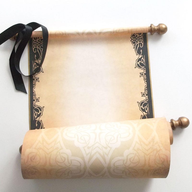 Scroll Invitation - Etsy