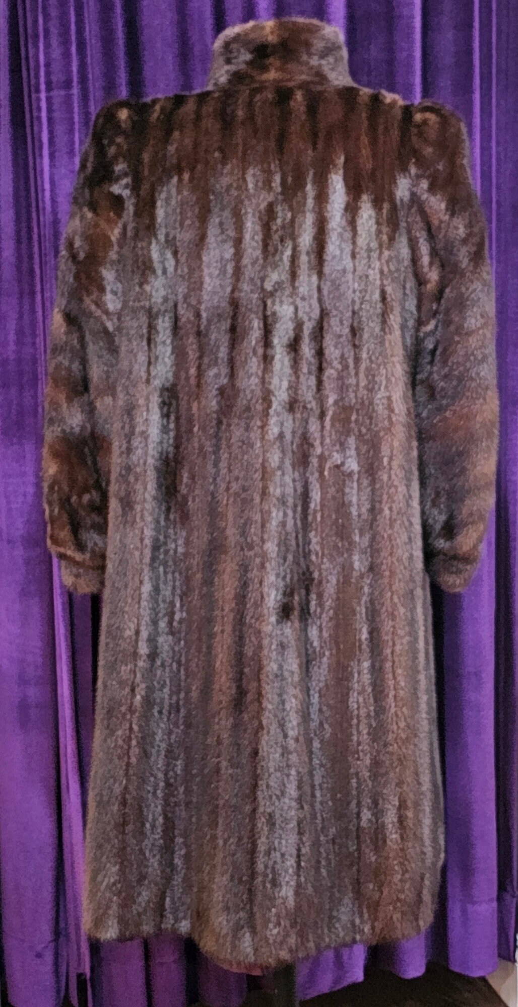 Vintage Full Length Mahogany Mink Fur Coat, Ca 1960s - Etsy