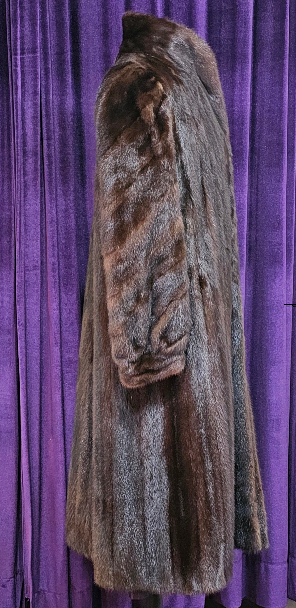 Vintage Full Length Mahogany Mink Fur Coat, Ca 1960s - Etsy