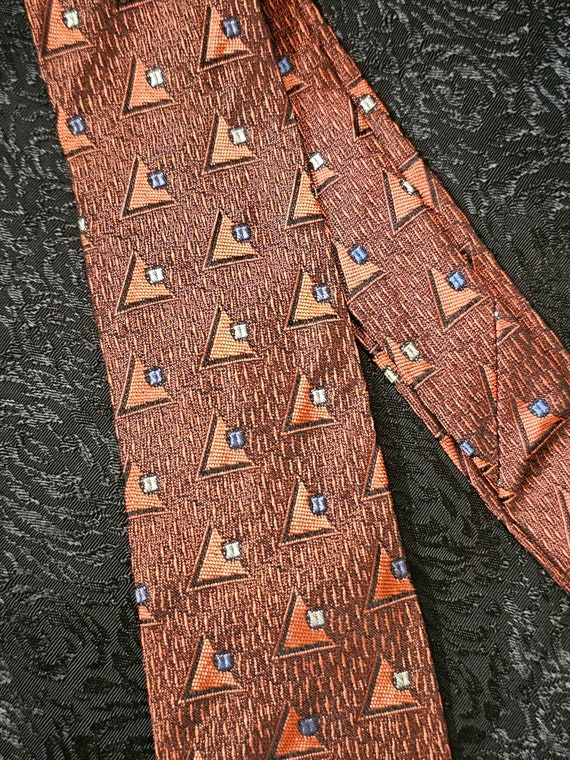 1960s Vintage Long and Skinny Copper, Rust, Blue and … - Gem