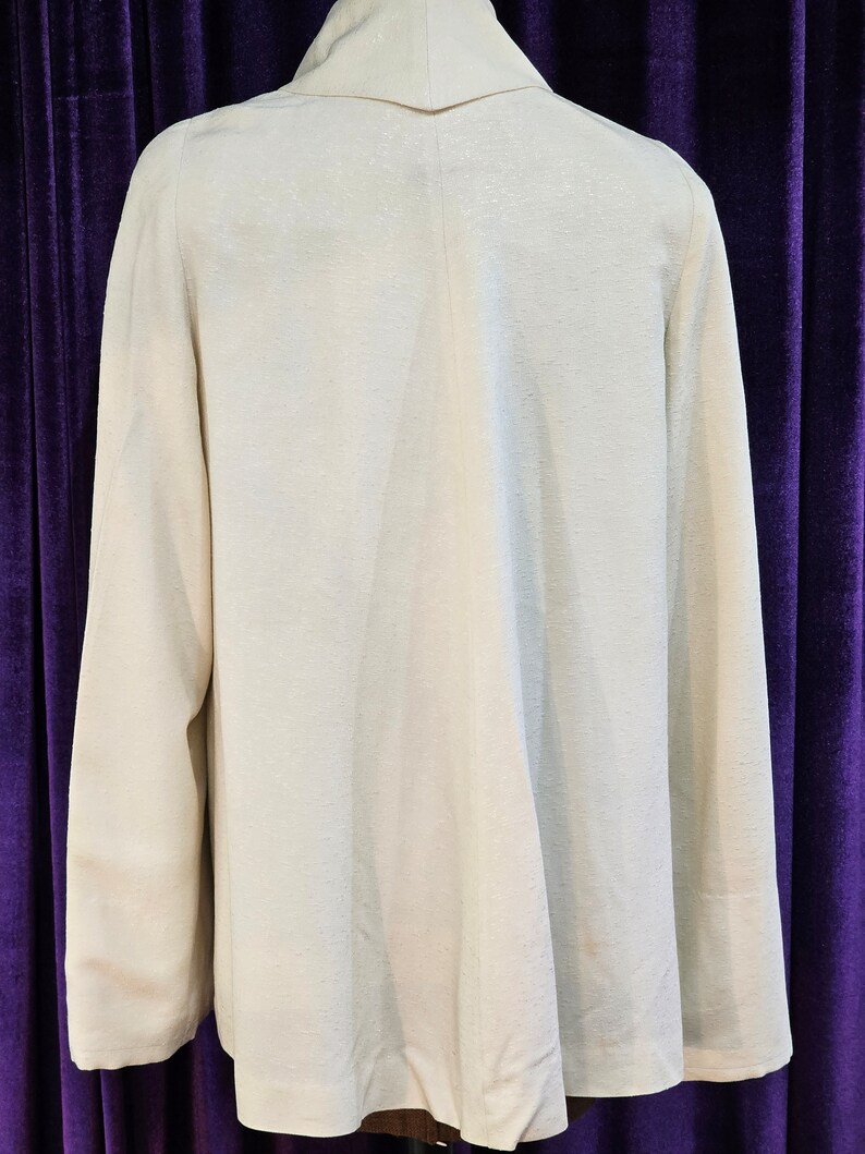 1950s Vintage Ivory Raw Silk Swing Jacket Duster Ca 1950s - Etsy
