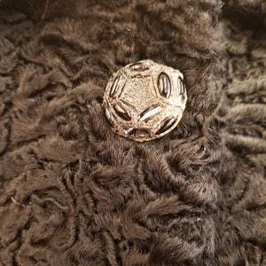 Vintage Black Broadtail Fur, Astrakhan Fur, Jacket, Phil. M. Stupp, Ca ...