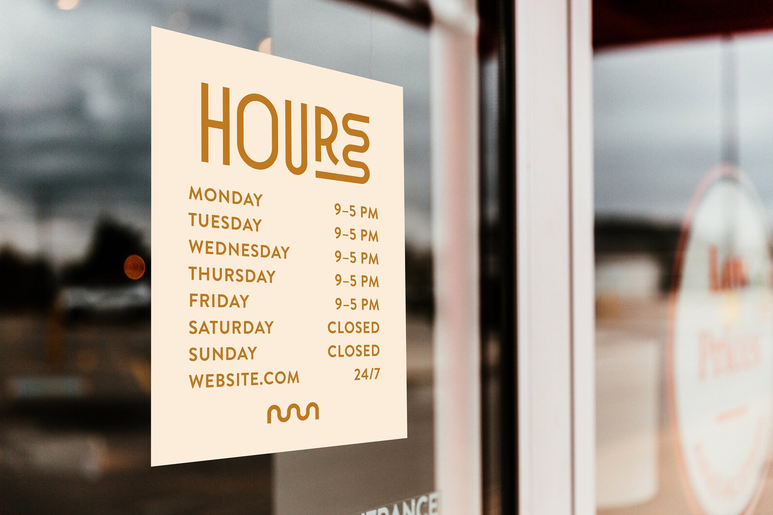 Fun Business Hours Open Vinyl Decal Sticker Sign - Etsy
