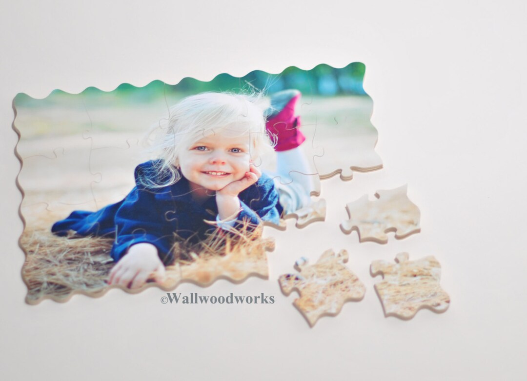 Four Kids Wooden Jigsaw Puzzles A Photo Puzzle to Entertain Your Child ...