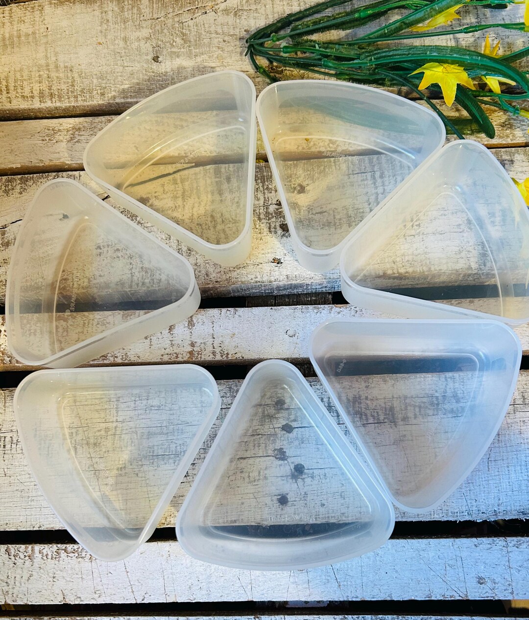 Tupperware Modular Mates Triangle Containers: Kitchen Storage (set of 7 ...