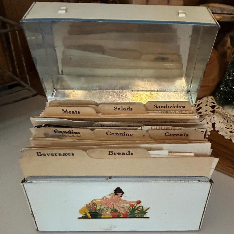 Retro Recipe Box - Etsy