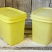Vintage Tupperware Yellow Shelf Saver Storage Container 1243 With ...
