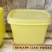 Vintage Tupperware Yellow Shelf Saver Storage Container 1243 With ...